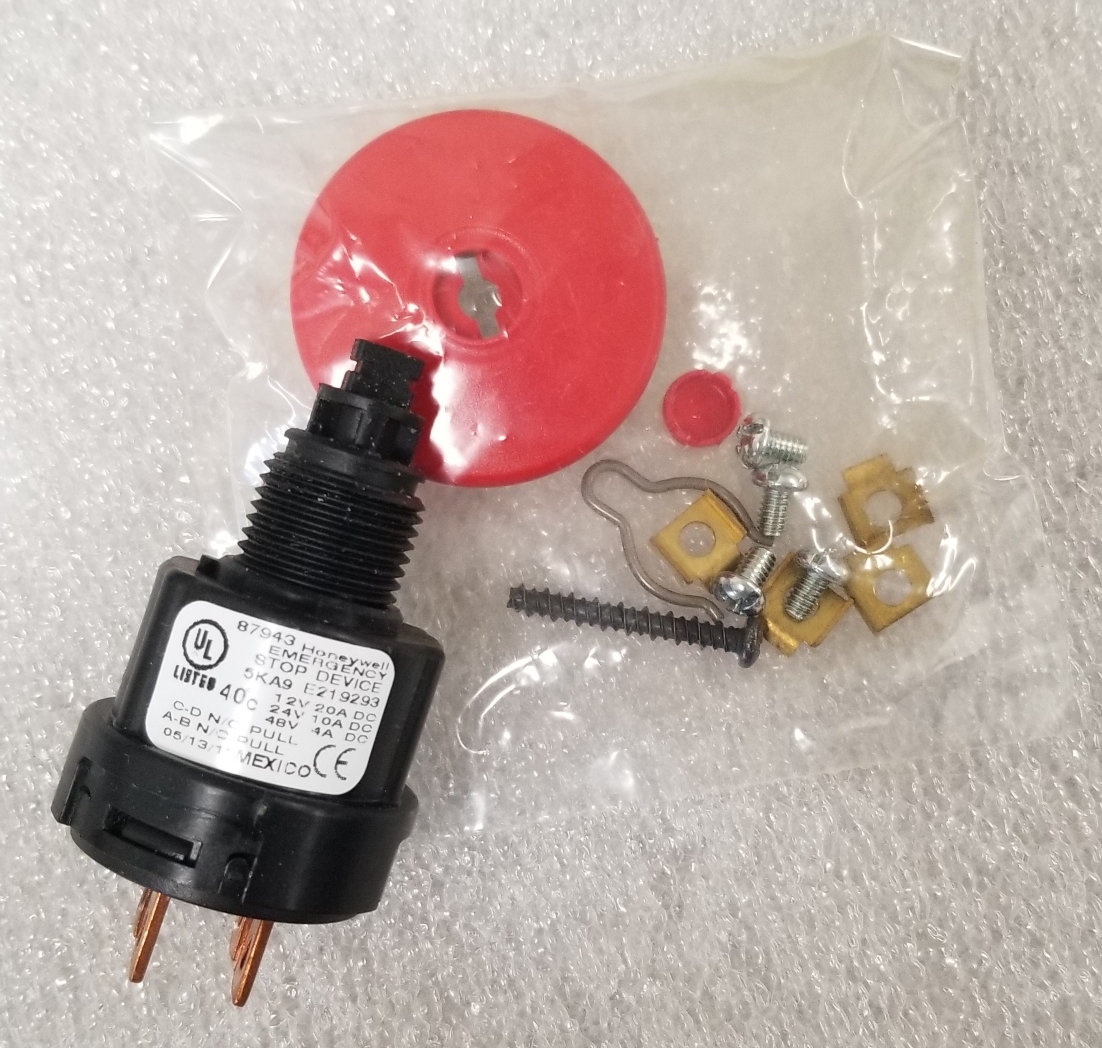 ACC87943 E-Stop, 20A 1 NC + 1 NO [ACC87943]