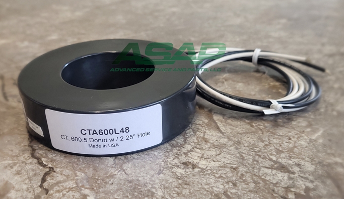 Current Transformer, 600:5 Amp 2.25 ID Hole [CTA600L48]